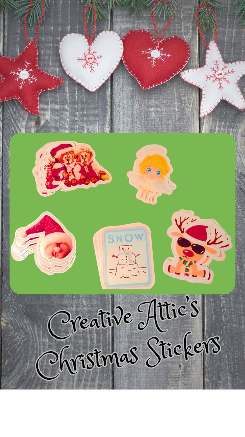 Christmas Vinyl Stickers – Crystalyn's Creative Attic